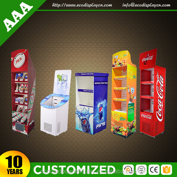 Wholesale Three Tires Cardboard Floor Standee Cosmetic Makeup Lipstick ...