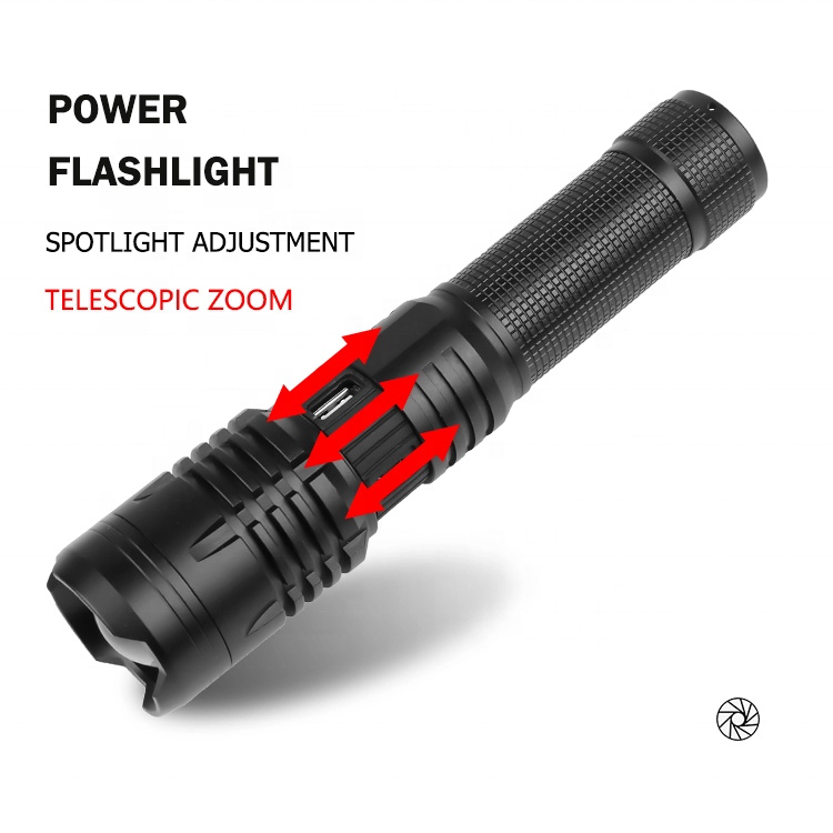 New design 18650 flashlight night vision waterproof led zoom ...