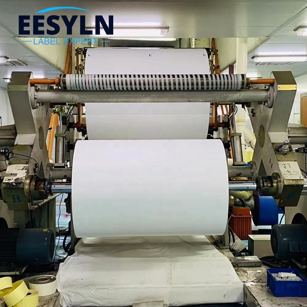Self adhesive label suppliers coated 70gsm a4 paper jumbo rolls for ...
