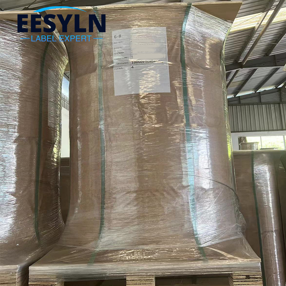 Self adhesive label suppliers coated 70gsm a4 paper jumbo rolls for ...