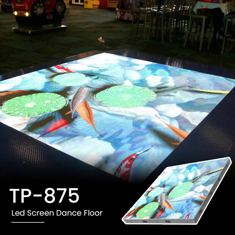indoor digital wedding interactive dance floor tiles projector system ...