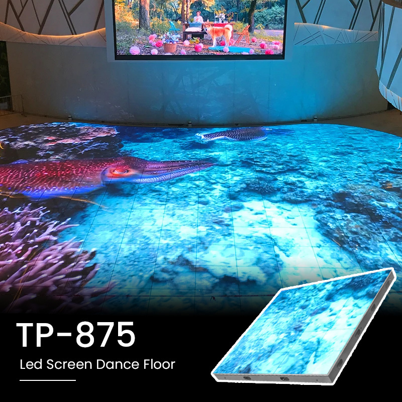 indoor digital wedding interactive dance floor tiles projector system ...