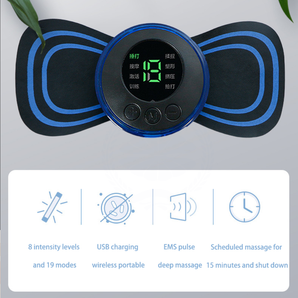 Mini Wireless remote control Electric Physical Therapy Tens Unit ...