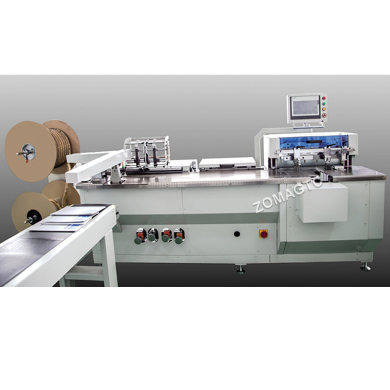 High Speed Full Automatic Binding Double Spiral Wire Machine Notebook ...