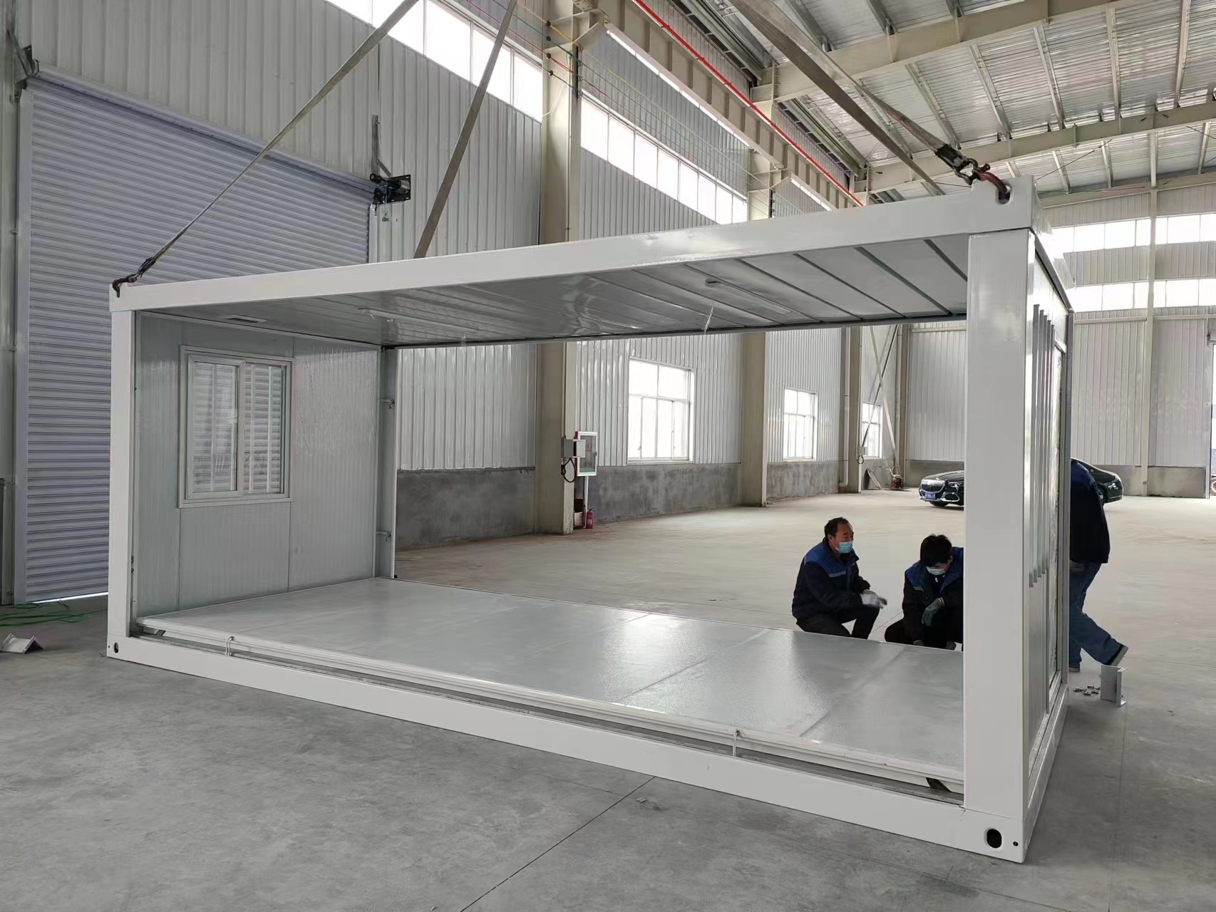 Fast Build Prefab House 20ft Modular Folding Container House Camping ...