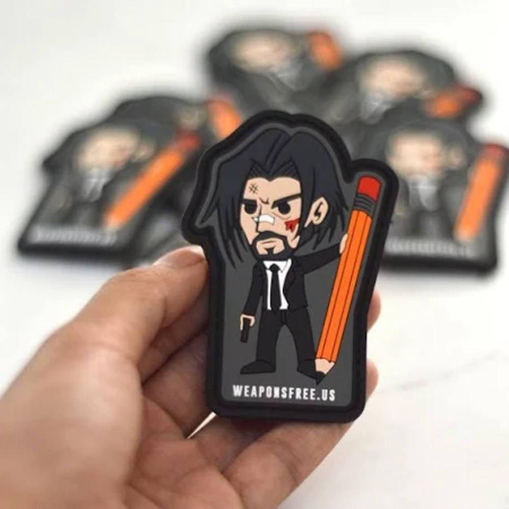 Custom John Wick Baba Yaga PVC Tactical Patch with Hook Backed ...