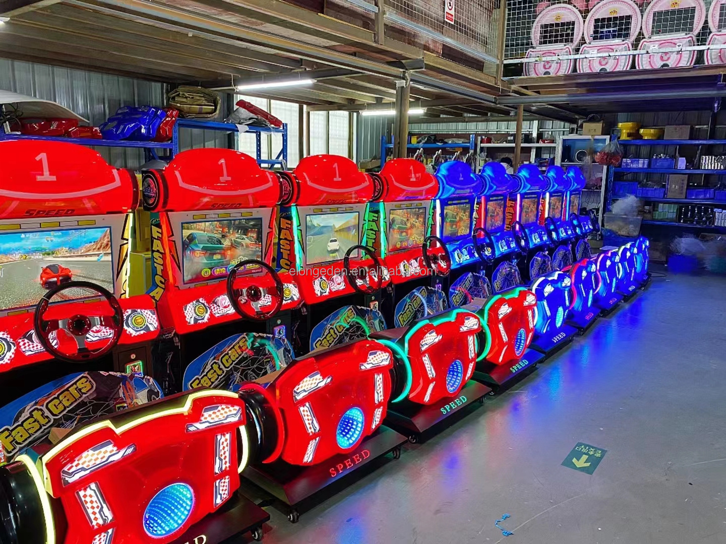 Race video game machine trade racing arcade machines coin operated car ...