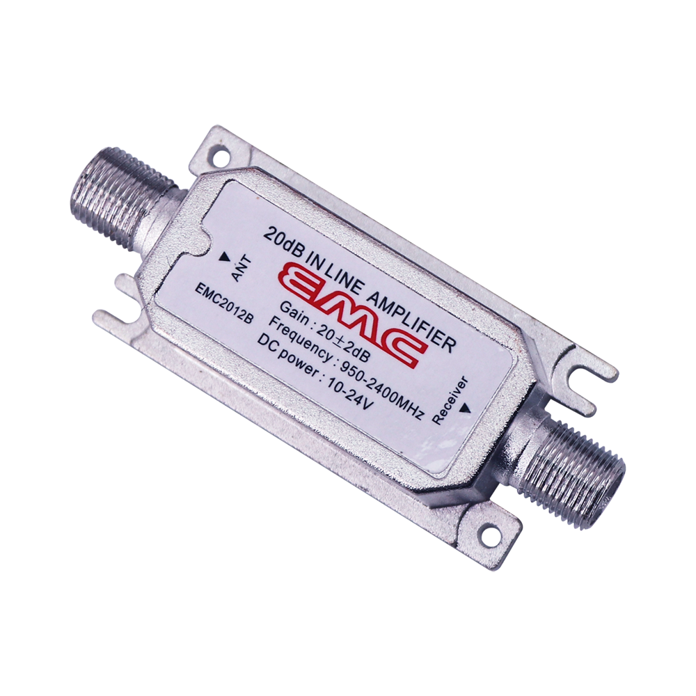 Satellite IF in-Line Amplifier 950-2150MHz 10dB 20dB 30dB ...