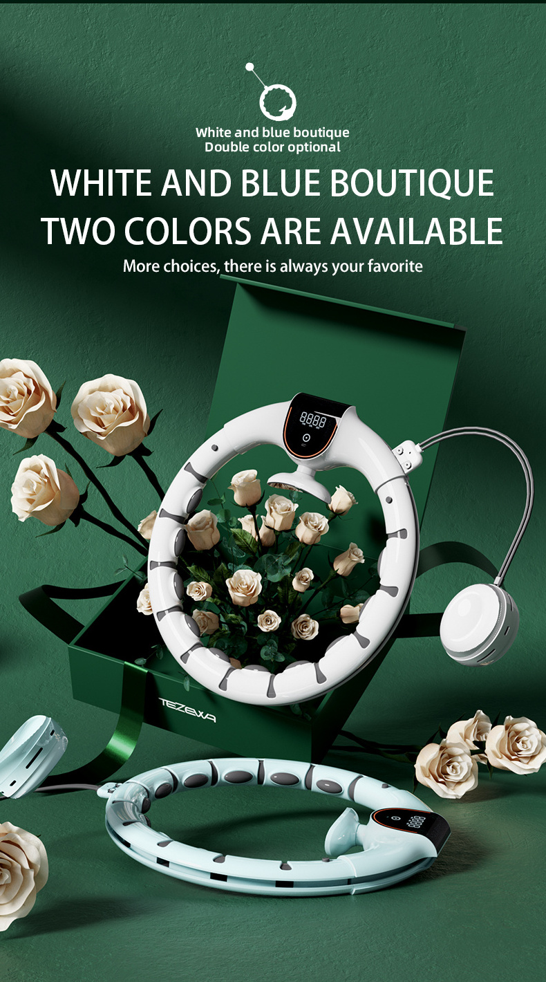 New arrival 2022 Smart Hula Ring Hoop Fitness Weighted Hula Smart Hoops ...