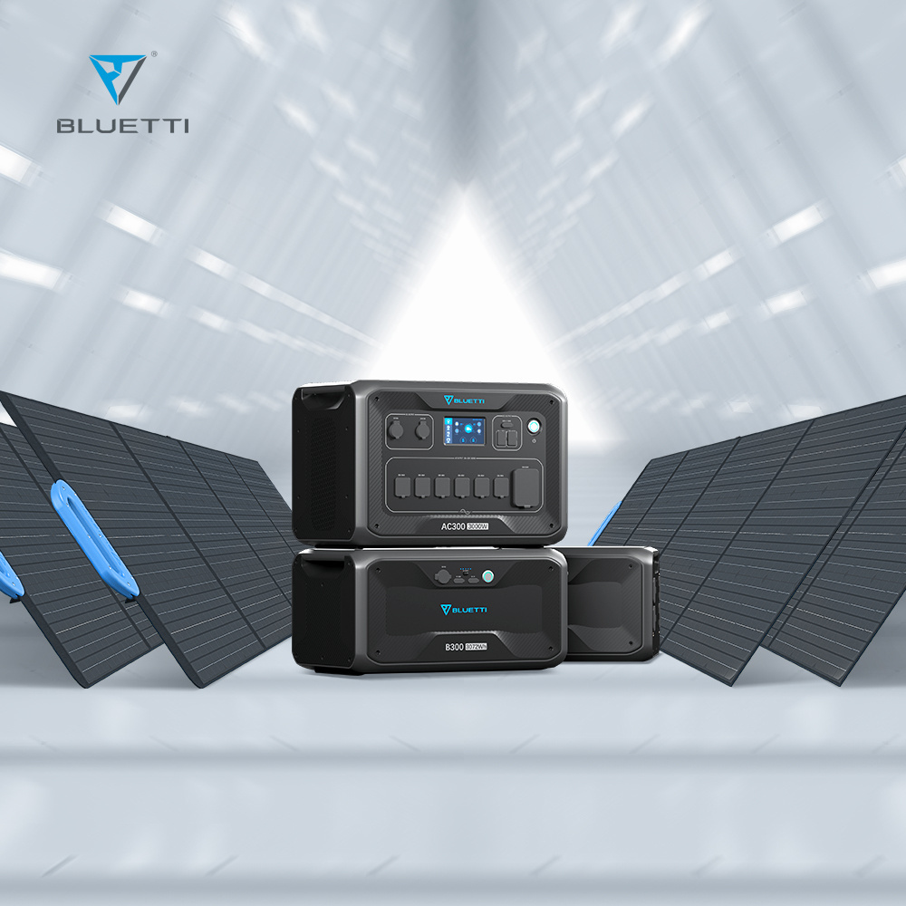 Bluetti 3000W Solar Complete System with AC300&B300 and PV350 Solar ...