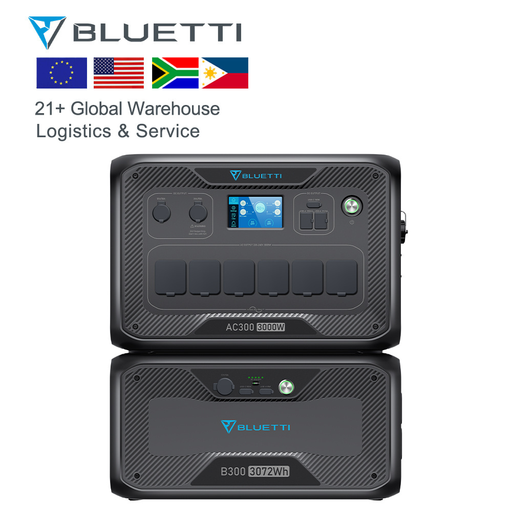 Bluetti 3000W Solar Complete System with AC300&B300 and PV350 Solar ...