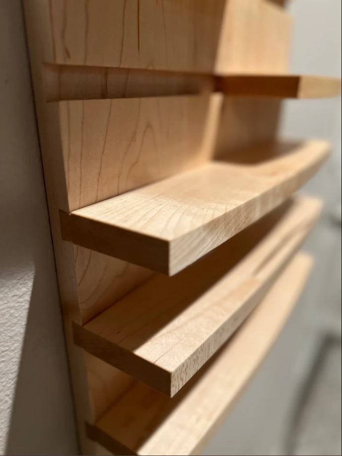 Factory Rustic Solid Adjustable Display Shelf Floating Shelves And Wall ...