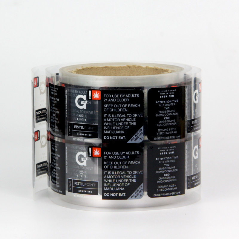 Custom Plain Sticker Labels NEW Bottle Multi Layer Folding Booklet ...