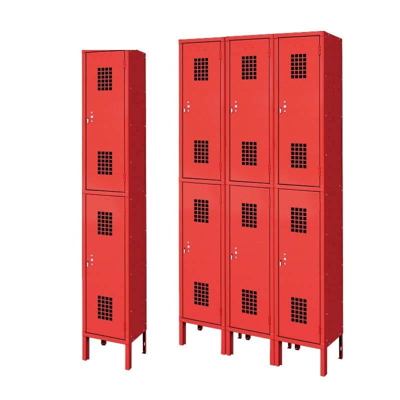 Custom metal Beautiful Colorful 2 door steel Clothes Locker With Legs ...