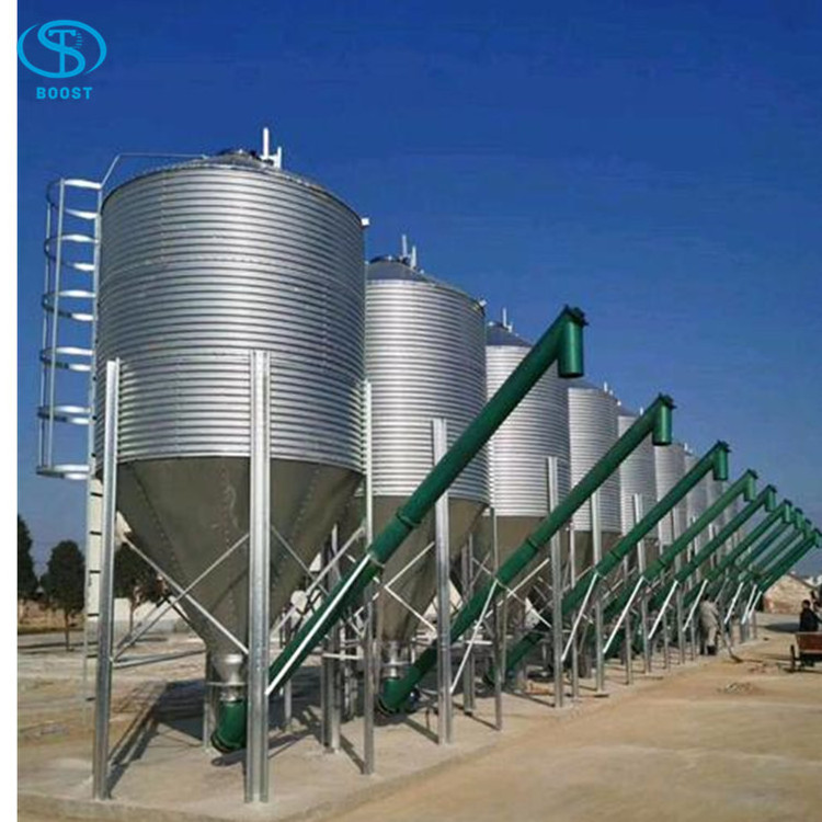 Chicken feed bin poultry farm feed bins grain storage maize silo for ...