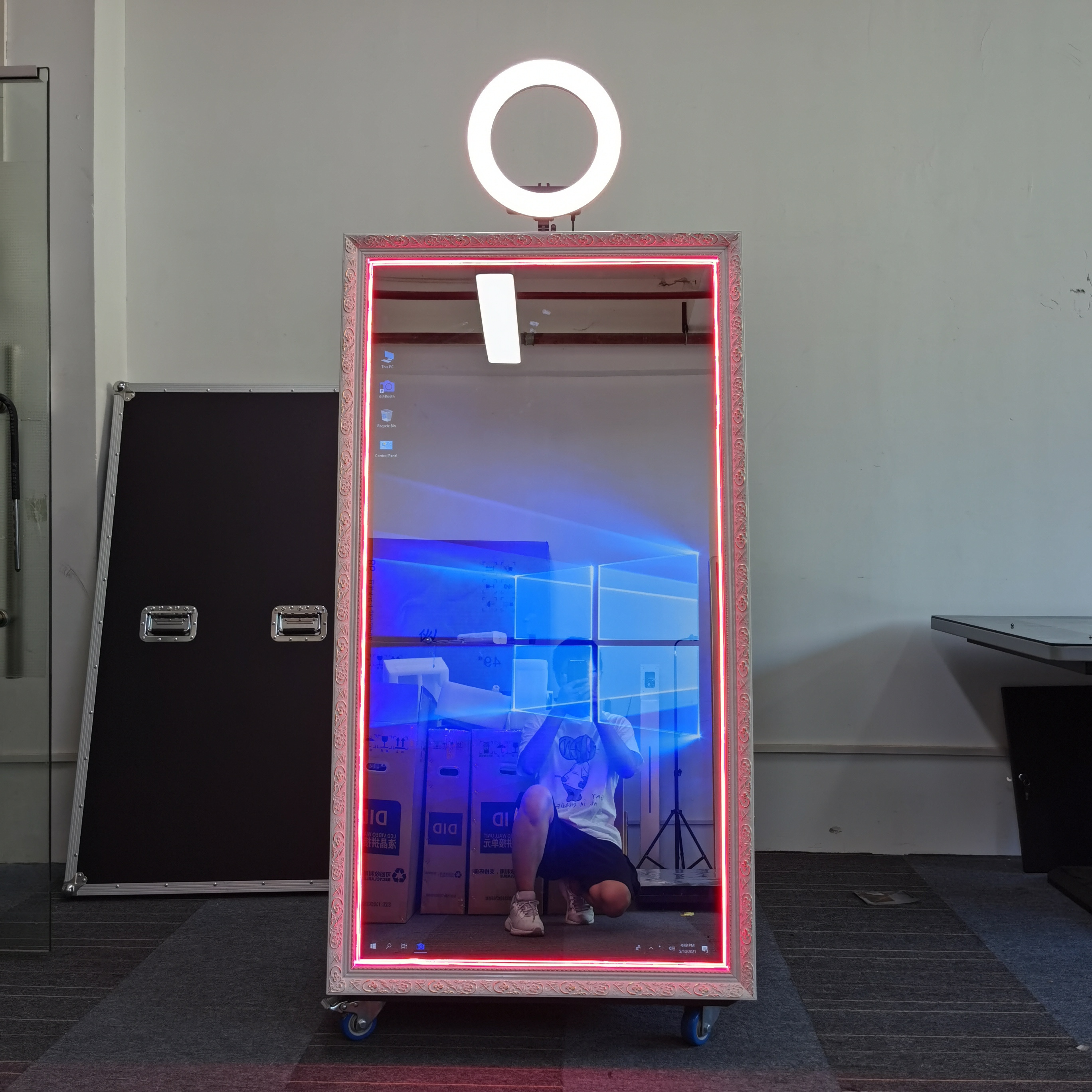 portable wedding vogue augmented reality selfie magic mirror photo ...