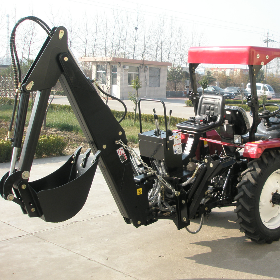 install front end loader and backhoe in the tractor so the tractor ...