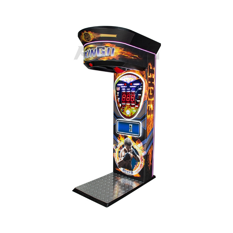 Coin Operated Game Indoor Sport Arcade Boxing Punch Bag Machine Boxing ...