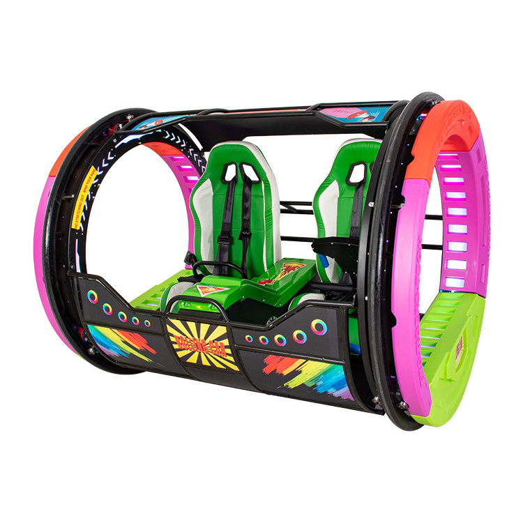 New Style Outdoor 2 Seats Coin Operated Game Electric Swing Happy ...