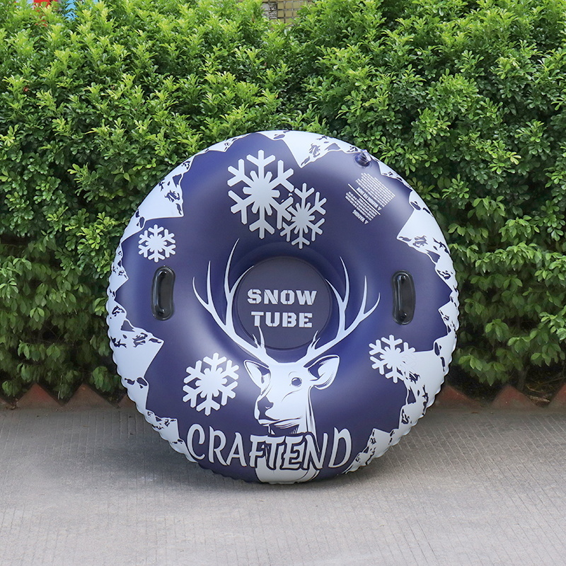 Snow Tube - Super Big 47 Inch Inflatable Snow Sled - Heavy Duty Snow ...