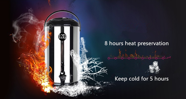 Bubble Tea Container 8l 10l 12l drum insulated barrel commercial milk ...