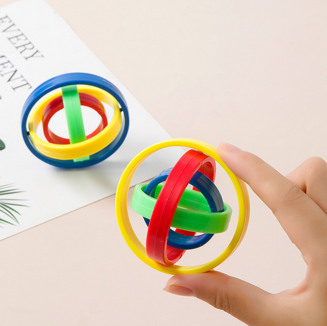 Novelty Finger Gyro Orbiting Rings Spinner Hand Fingertips Fidget Kids ...
