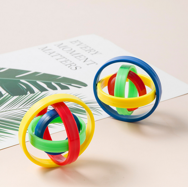 Novelty Finger Gyro Orbiting Rings Spinner Hand Fingertips Fidget Kids ...