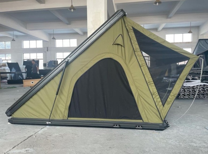 WILDSROF high quality Suv aluminium triangle clam hard shell roof top ...