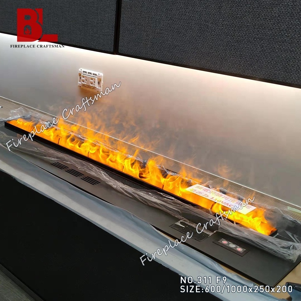 Best free standing led or halogen light flame water vapor premium 3d ...