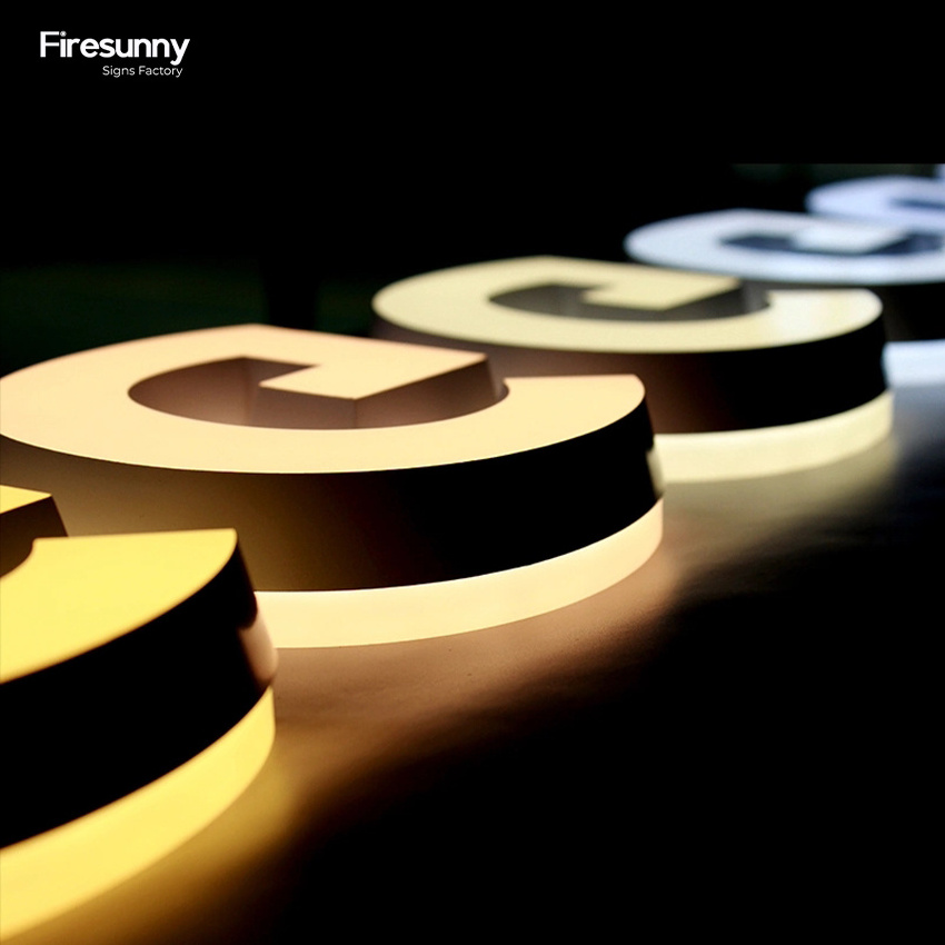 Factory price welcome light for business arrow sign light frontlit 3d ...