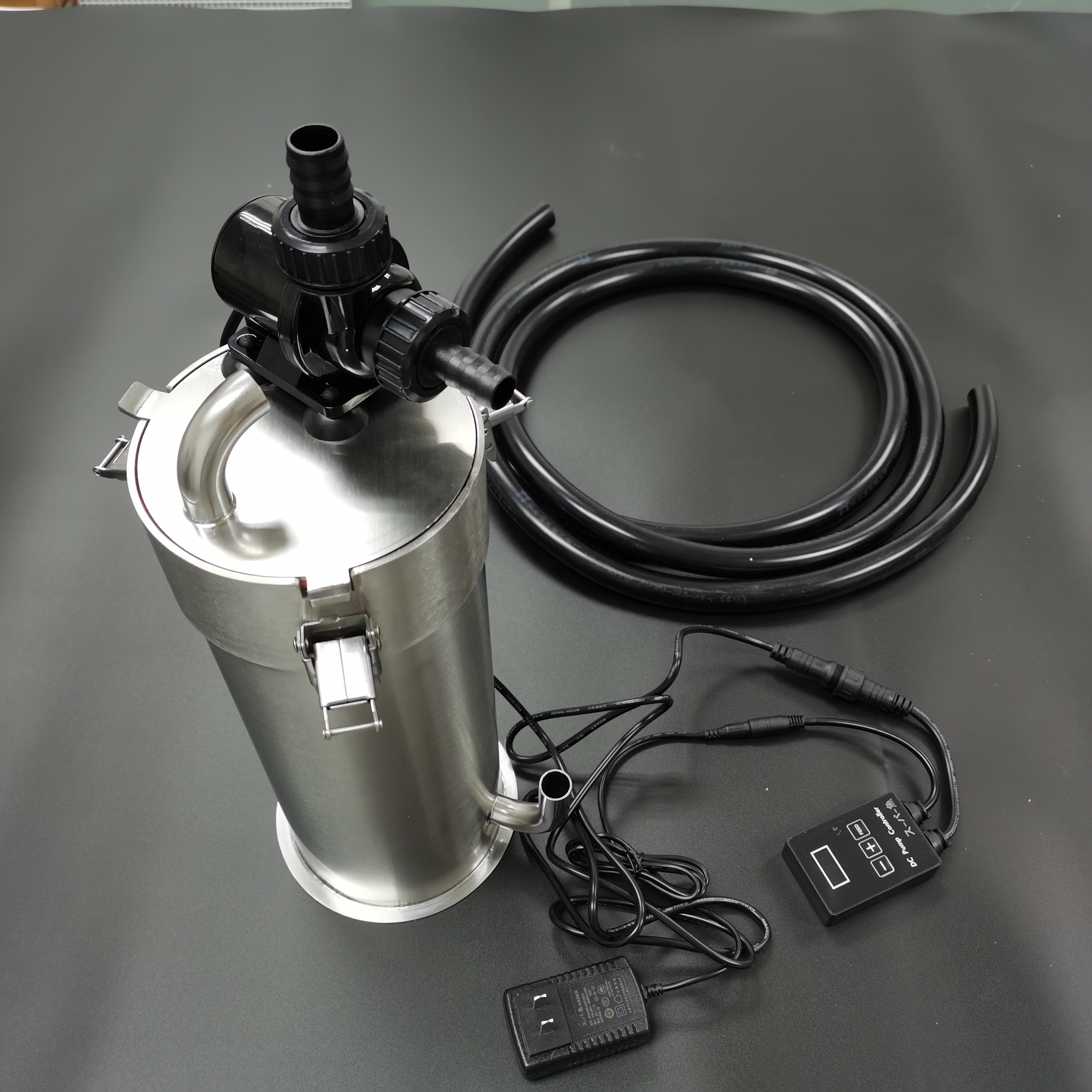 S size Aquarium Plant Tank Stainless Steel Jet External Canister Filter ...