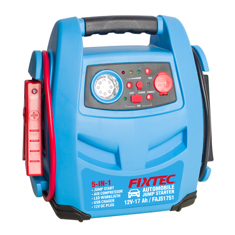 FIXTEC 12V Vehicle Jump Start and Battery Jump Start Power Station 5 in ...