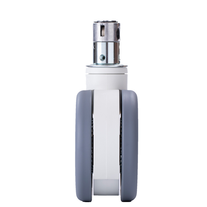 white medical ICU central locking caster trolley castor stretcher ...