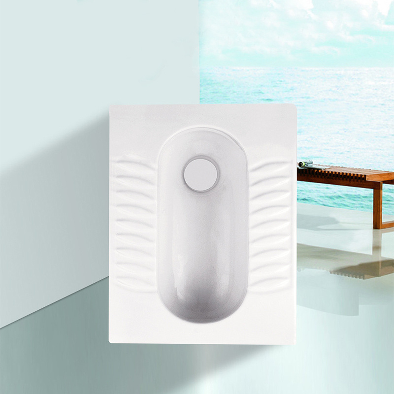 JOMOO White Ceramic Squat Toilet Non-slip Squatting Pan for Sanitary ...