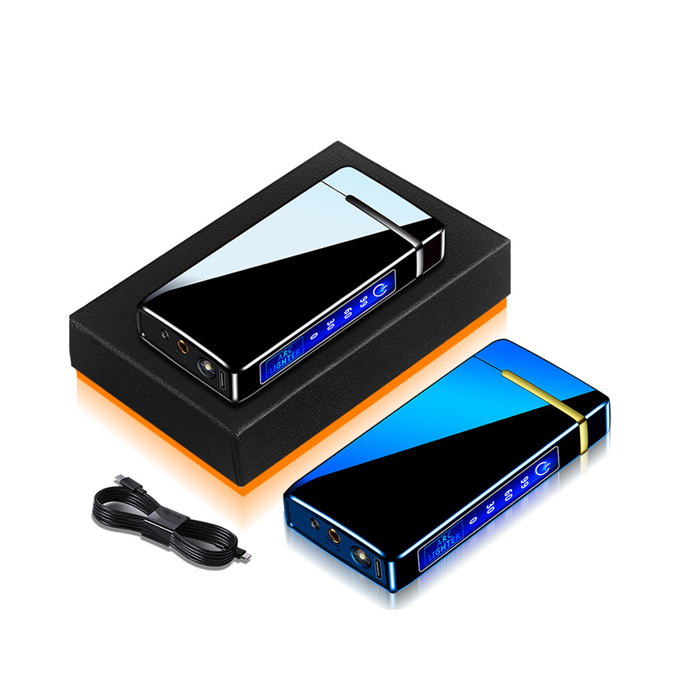 2 in 1 Rechargeable Electric Lighter and Refillable Butane Jet Flame ...