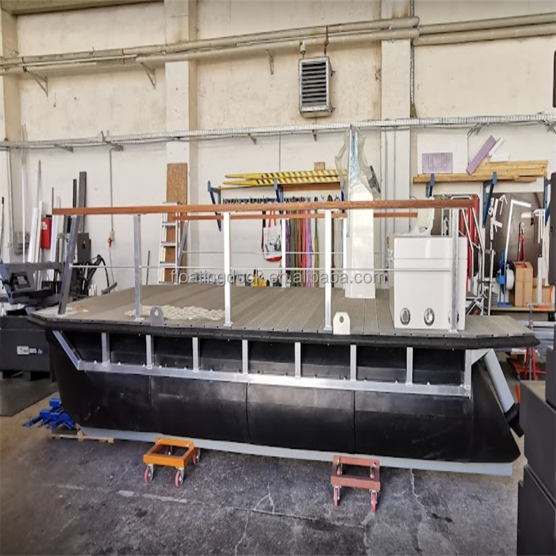 Customized easy install pontoon boat house boat movable floating dock ...