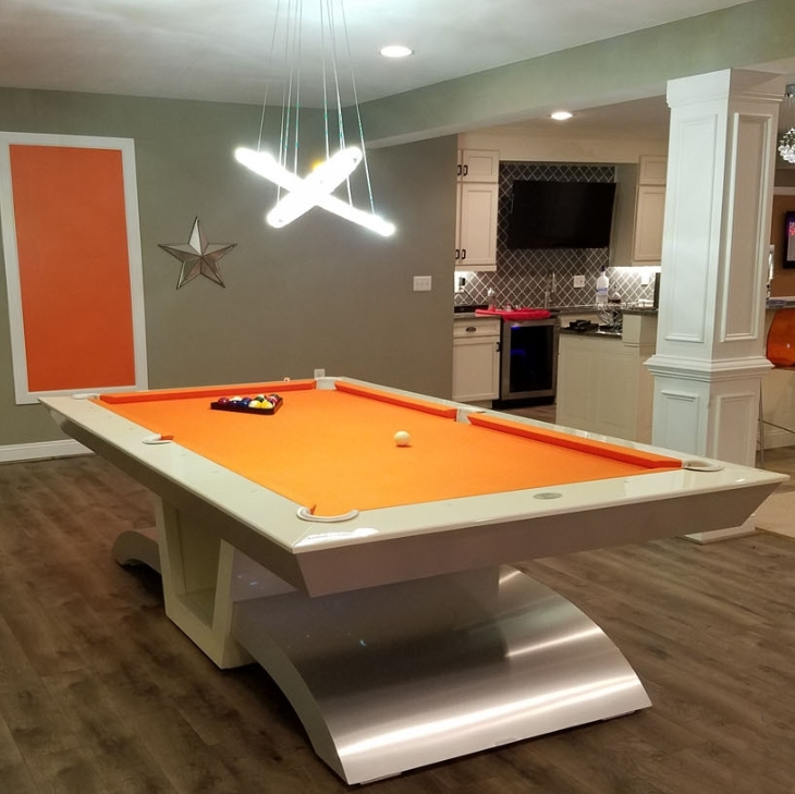 2024 China made 8 ball 9ft pool table home use slate solid wood modern ...