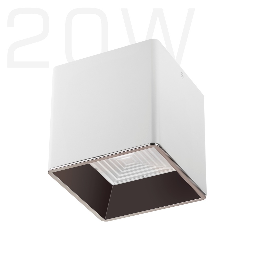 Factory Price Surface Mounted Spotlight 20W Square Round COB LED ...