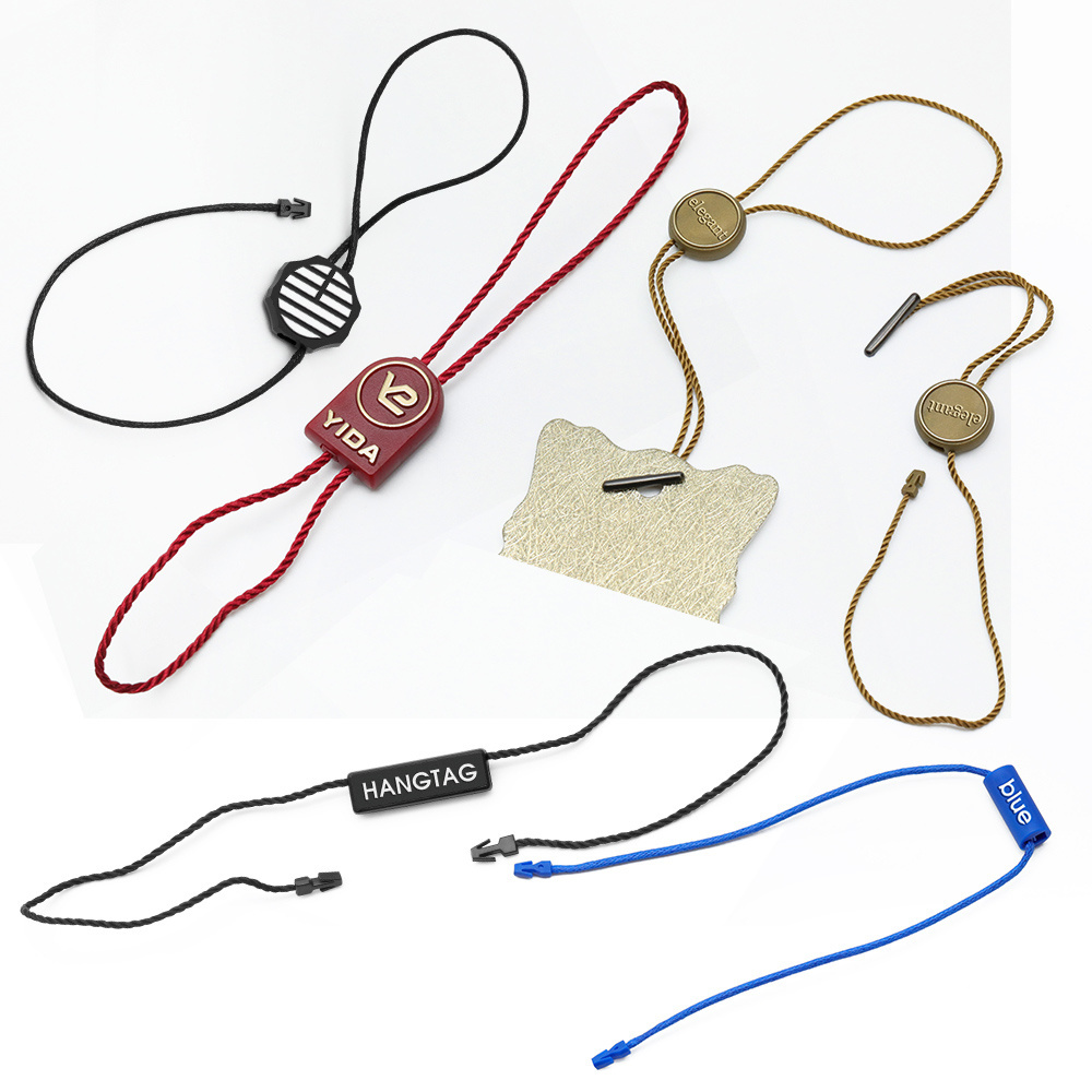 Custom Design Plastic Clothing Garment Hangtag Seal String Free Design ...