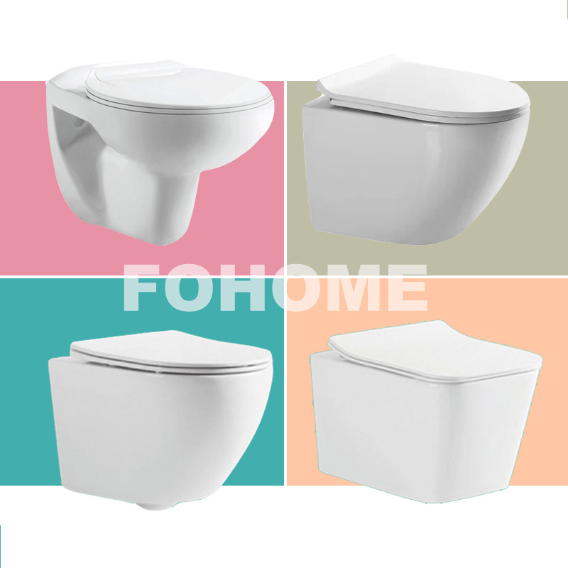 Modern Inodoro Suspendido Wc Suspendu Kit Complet Wall Hanging Mounted ...