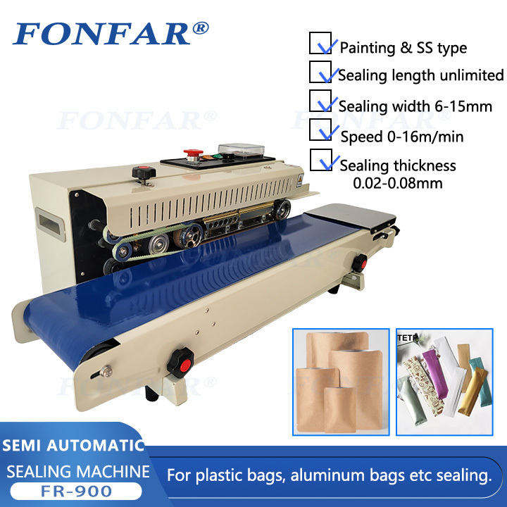 FR-900 automatic air tight heat sealing machine continuous popsicle ...