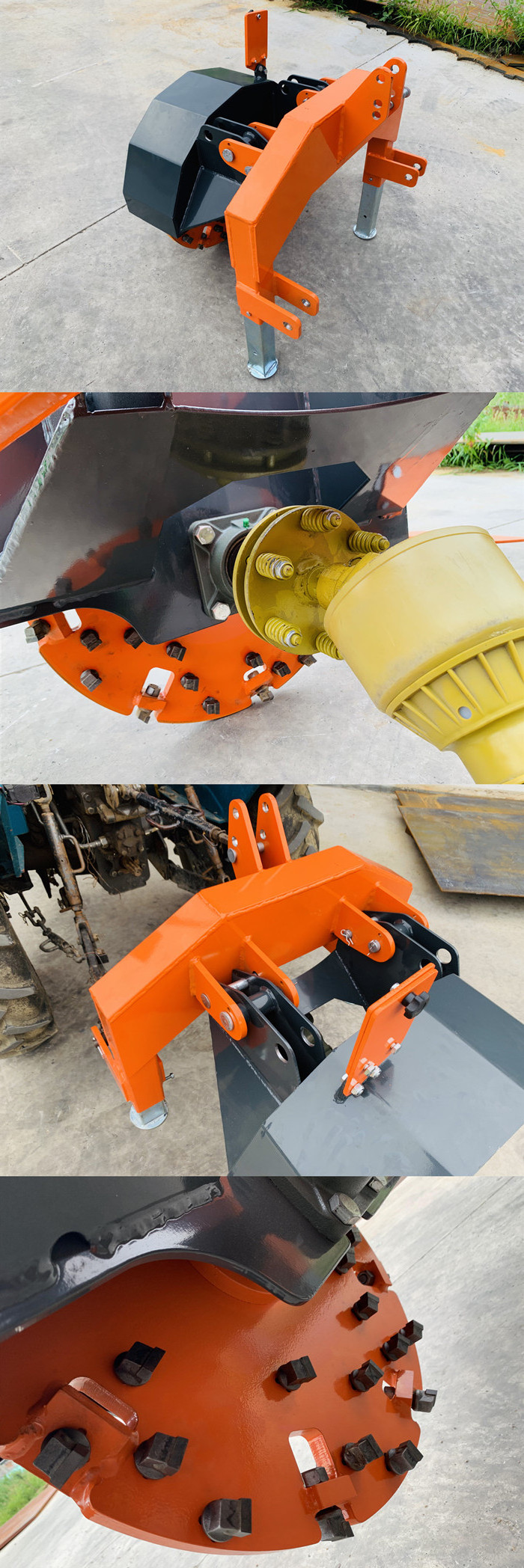 tree stump removal machine / PTO powered tree stump grinder ...