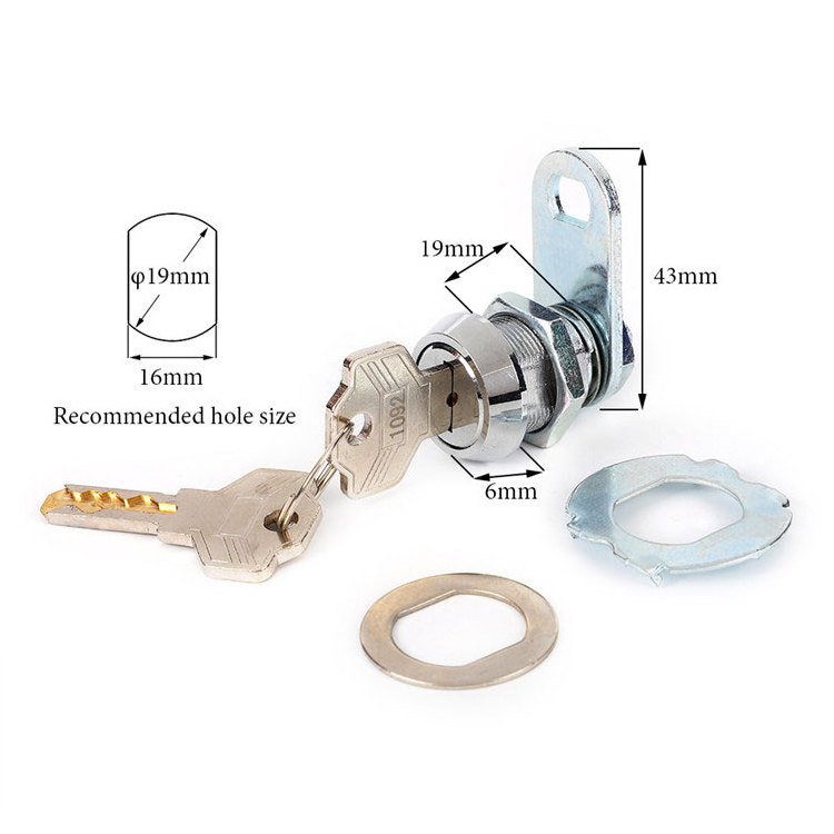 High Security Key Lock Alike Combi Mailbox Tubular Key cam lock for ...