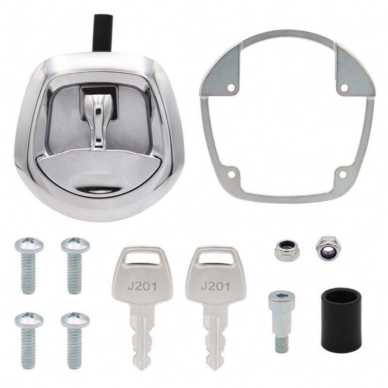 link- 12V electric Whale Tail lock latch Folding T Handle Compression ...