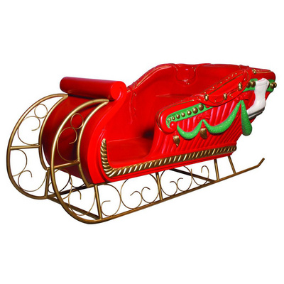 Life Size Santa Sleigh Pattern New Design Christmas Home Decoration