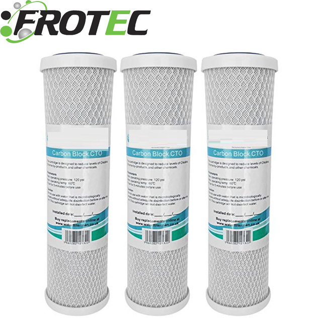 activated carbon block water filter cartridge CTO for water treatment ...