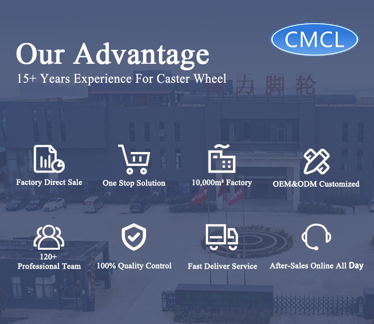 CMCL Vending Machine Swivel Wheels Heavy Duty Workbench Caster ...