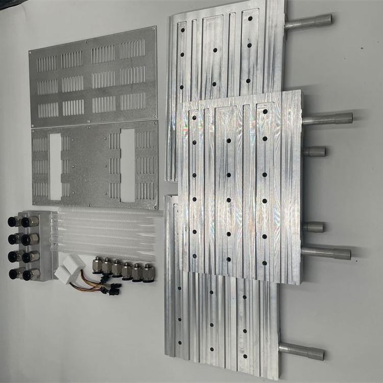 Factory Custom Copper Pipe Liquid Cooling Cold Plate Water Cooling ...