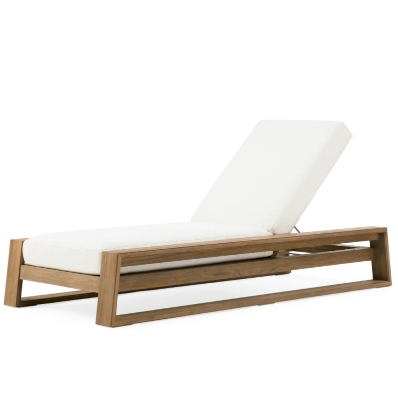 Outdoor wooden garden furniture sun lounger for luxury sun lounger pool ...