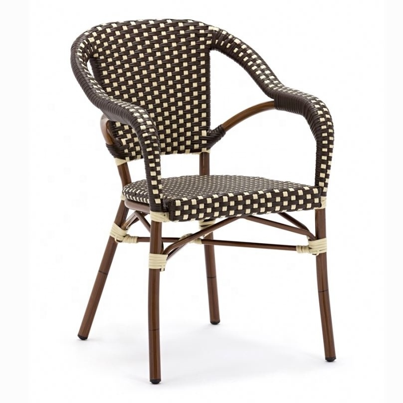 New Design Rattan Chair Metal Legs Natural French Bistro Paris Cafe ...